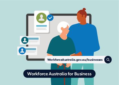 Workforce Australia for Business Postcard - Healthcare - Department of ...